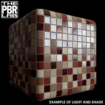 Second Life Marketplace - The PBR Lab - Gradient Square Ceramic Tiles ...