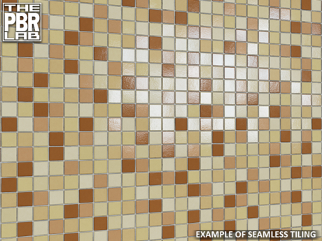 Second Life Marketplace - The PBR Lab - Gradient Square Ceramic Tiles ...
