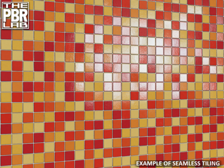 Second Life Marketplace - The PBR Lab - Gradient Square Ceramic Tiles ...