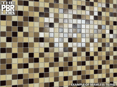 Second Life Marketplace - The PBR Lab - Gradient Square Ceramic Tiles ...