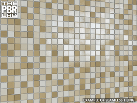 Second Life Marketplace - The PBR Lab - Gradient Square Ceramic Tiles ...