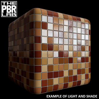 Second Life Marketplace - The PBR Lab - Gradient Square Ceramic Tiles ...