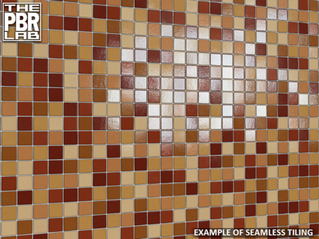 Second Life Marketplace - The PBR Lab - Gradient Square Ceramic Tiles ...