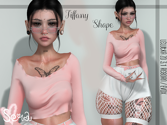 Second Life Marketplace Sera Tiffany Shape Lel Evox Zo 31