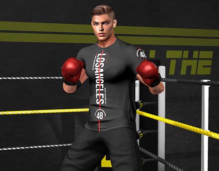 Second Life Marketplace - 5303 OUTFIT SPORT BOXING for Athletic