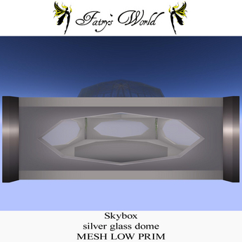 Second Life Marketplace - *Fairy`s World* Skybox dome silver glass dome ...