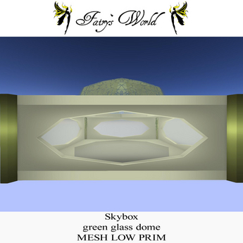 Second Life Marketplace - *Fairy`s World* Skybox dome green glass MESH ...