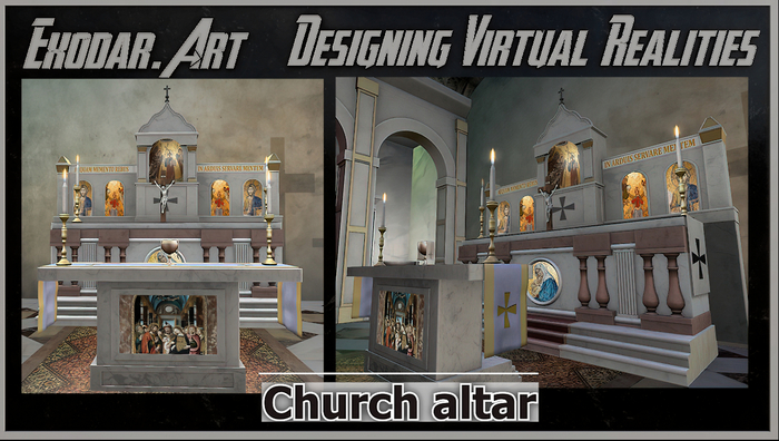 Second Life Marketplace - The church altar