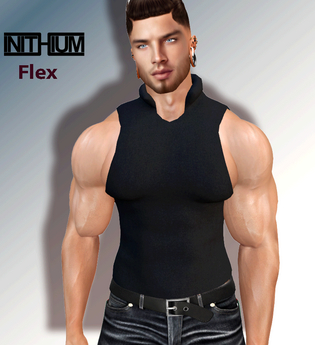 Second Life Marketplace - Brutal Sub Sleeveless Black - Kario Flex
