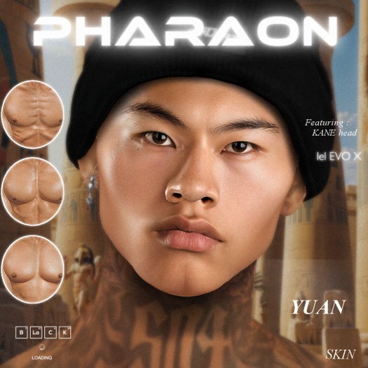 Second Life Marketplace - PHARAON - YUAN / Skin EvoX