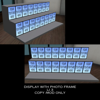 Second Life Marketplace - DISPLAY WITH PICTURE FRAME