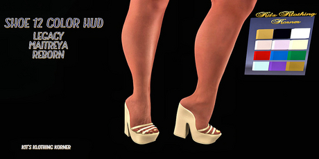 Second Life Marketplace - Shoe 12 Color Hud