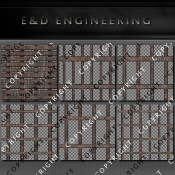 Second Life Marketplace - [IBC001] 8 Steel Bar Textures for Jail Cells ...