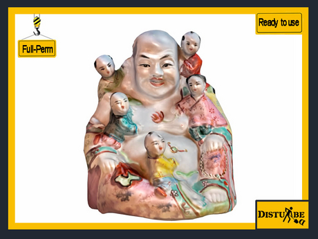 Second Life Marketplace - ::DisturbeD:: Laughing Buddha Statue - FULL ...