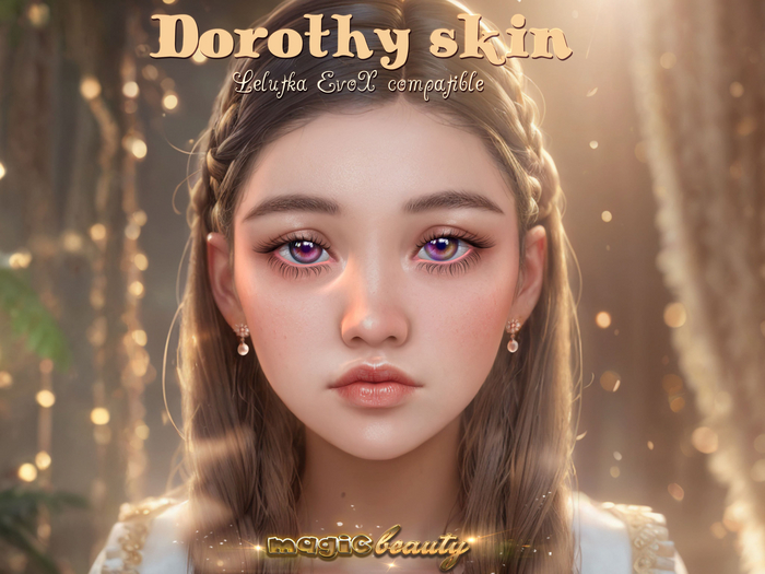 Second Life Marketplace - [Magic Beauty] Dorothy skin (LeLutkaEVOX) FATPACK