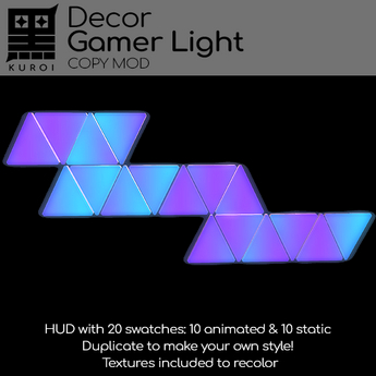 Second Life Marketplace - Kuroi - Gamer Light Triangle