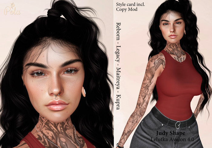 Second Life Marketplace - POLA - Judy Shape (Avalon Evox)