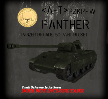 Second Life Marketplace - Panther Tank Paint Bucket - "Cuckoo"