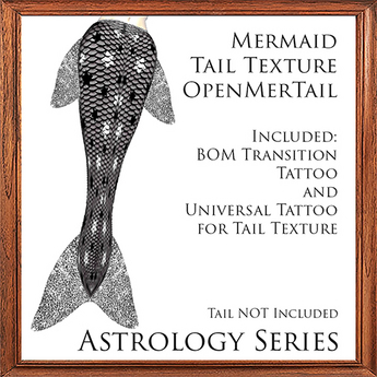 Second Life Marketplace - Astrology Series: Mermaid Tail Texture ...