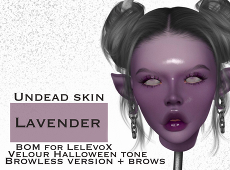 Second Life Marketplace - rSanity Undead skin (LAVENDER)