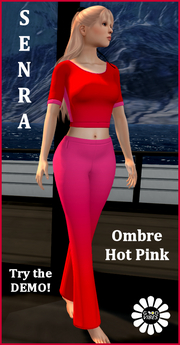 Second Life Marketplace - GoodVibes Senra Ombre Hot Pink Set