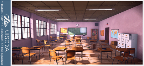 Second Life Marketplace - BACKDROP Classroom of the Spoiled