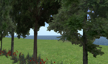 Second Life Marketplace - Seven Treeline Privacy Screen Border