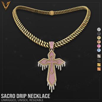 Second Life Marketplace - [VIPERA] Sacro Drip Necklace