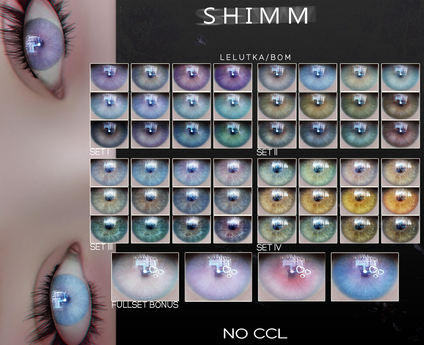 Second Life Marketplace - S H I M M / Lelutka Eyes Applier ~ BOM / CCL ...