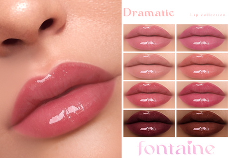 Second Life Marketplace - Fontaine Cosmetics - Dramatic Lips Collection ...