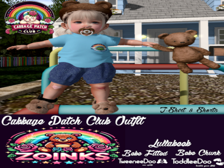 Second Life Marketplace - Cabbage Patch OutFit (bebe chonk)