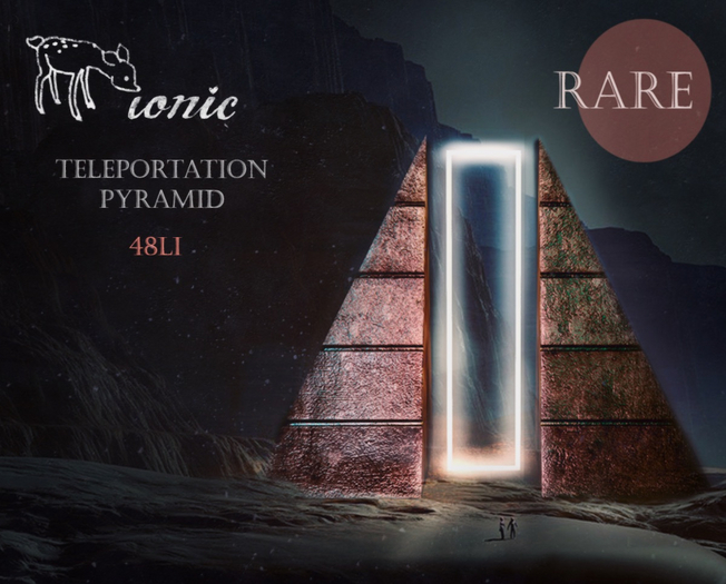 Second Life Marketplace - RARE 17 ionic : Teleportation Pyramid - Rare