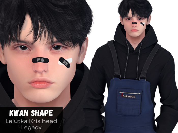 Second Life Marketplace - ⏩ [Stanley] Kwan Shape Kris - Lelutka Kris ...