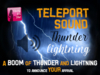 Second Life Marketplace - Chatty box thunder and lightning on teleport
