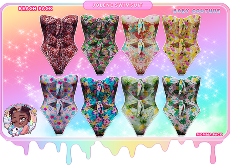 Second Life Marketplace - #BCxU - Jolene Swimsuit [Momma] - Beach Pack ...