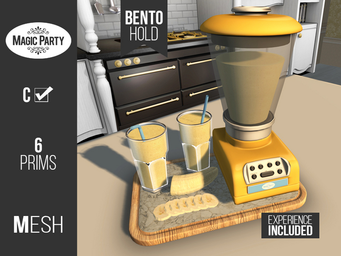 Second Life Marketplace - Banana [Fruit Blender] [BENTO]