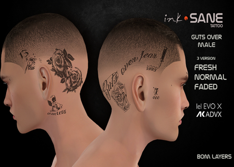 Second Life Marketplace - ::: inksane ::: Guts over tattoo