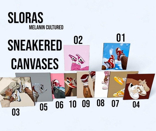 Second Life Marketplace - [SL] SNEAKERED CANVAS 09