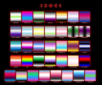 Second Life Marketplace - - wraith creative - Seamless Pride Gradients