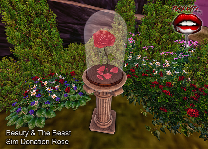 Second Life Marketplace - [NB] ~ Beauty & The Beast Sim Donation Rose