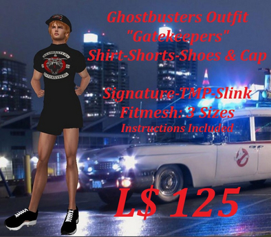 Second Life Marketplace - Ghostbusters-Gatekeeper Outfit Male