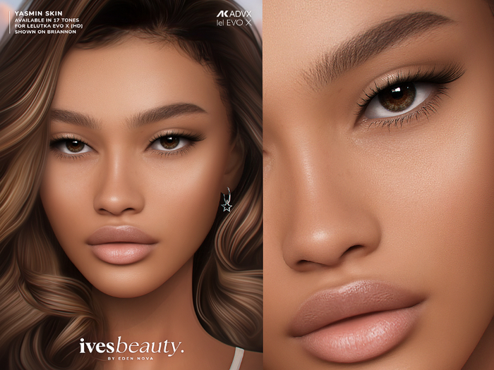 Second Life Marketplace - IVES - Yasmin Skin (EvoX) - #FATPACK