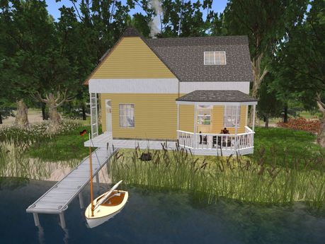Second Life Marketplace - "La Marina" New England Home (BOXED)