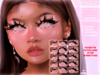 Second Life Marketplace - Glitzery ~ Floofer Lashes! VOID FLUTTER LASH ...