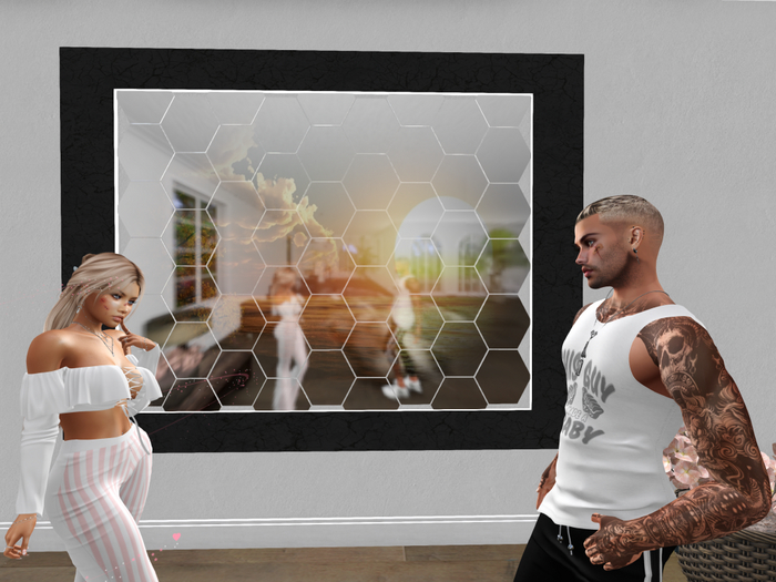 Second Life Marketplace - NEW Mirror with reflection / 01/ Resize+Light ...