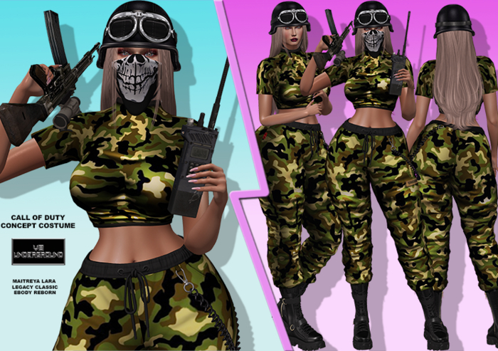 Second Life Marketplace - **CALL OF DUTY INSPIRATION CONCEPT COSTUME ...