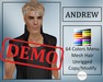 Second Life Marketplace - Male Hair Man men Andrew DEMO