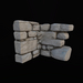 Second Life Marketplace - {S} Full Perm Stone Rubble Wall Corner 01