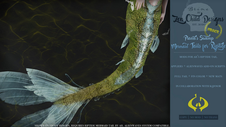 Second Life Marketplace - Brine - Planta's Swamp GEOTHERMAL Mermaid ...