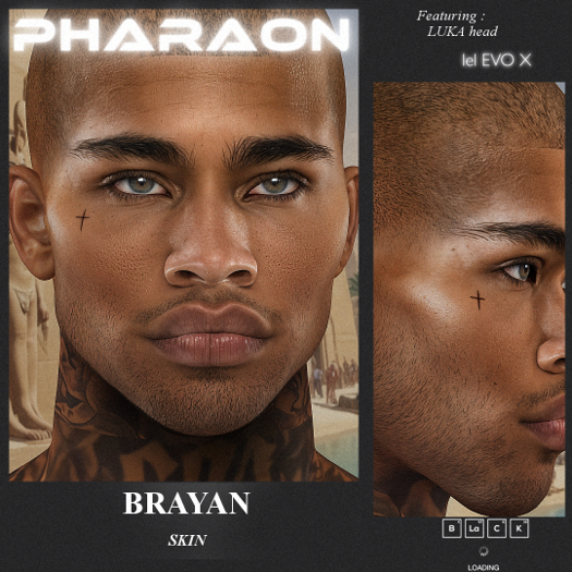 Second Life Marketplace - PHARAON - BRAYAN / Skin EvoX